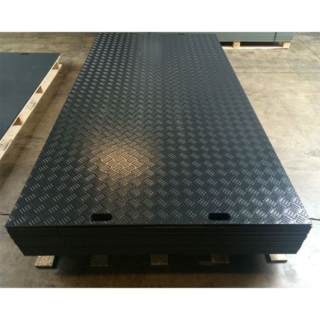 Plaque de roulage 45T en PEHD | Pour passage d'engins