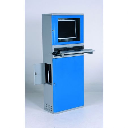 Armoire Informatique Étroite | Mobilier compact sécurisé - Sol Direct